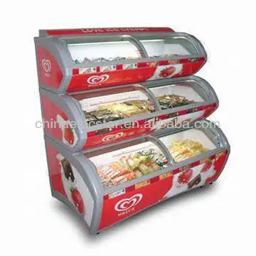 Double Layer Freezer,3 Tier Ice Cream Freezer,Visimax Split Level ...