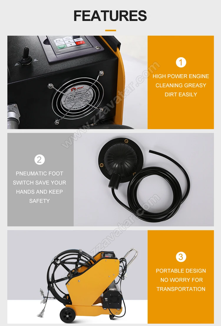 PC-200 Kitchen Exhaust Cleaner - Efficient Grease Duct Cleaning
