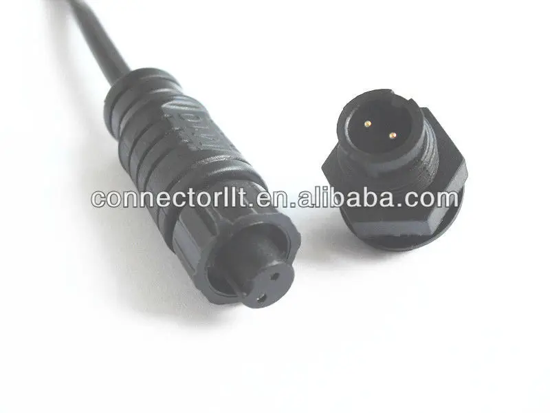 M10 Waterproof Connector Plug and Socket - 2 Pin Power