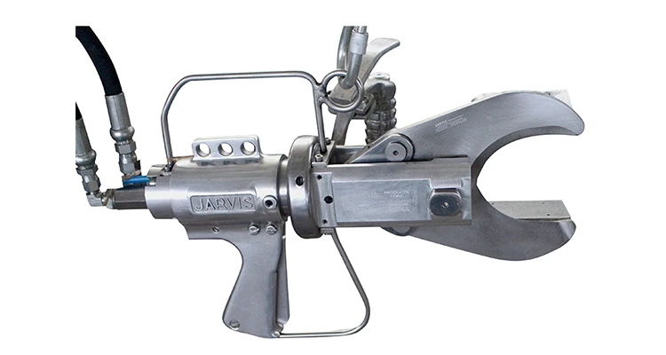 Jarvis HTC-80 Hydraulically Powered Toe Cutters for Meat