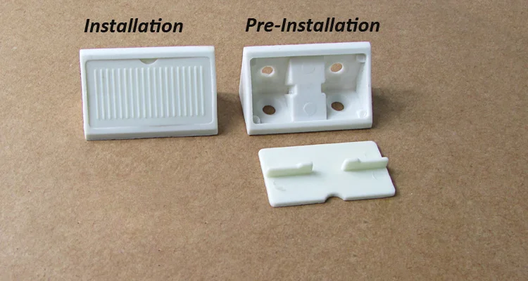 Small Decorative Plastic Right Angle Brackets - Buy Plastic Angle ...