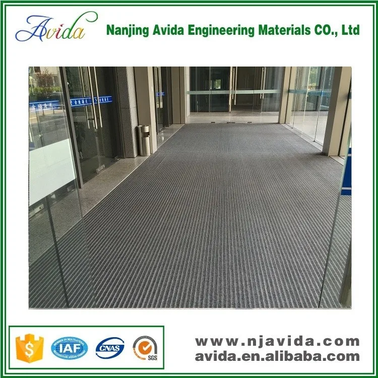 Dampproof Recessed Rubber Aluminum Entrance Mat In Hotel Front Door ...