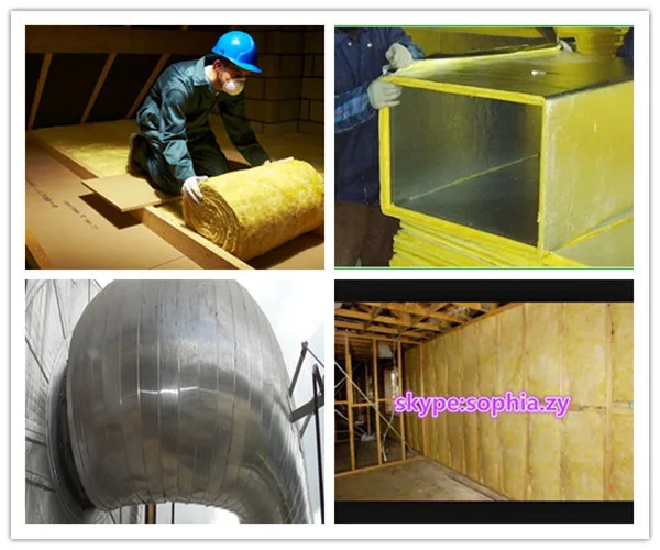 Vacuum Packing Insulation Fiber Glass Wool Roll For Exterior And ...