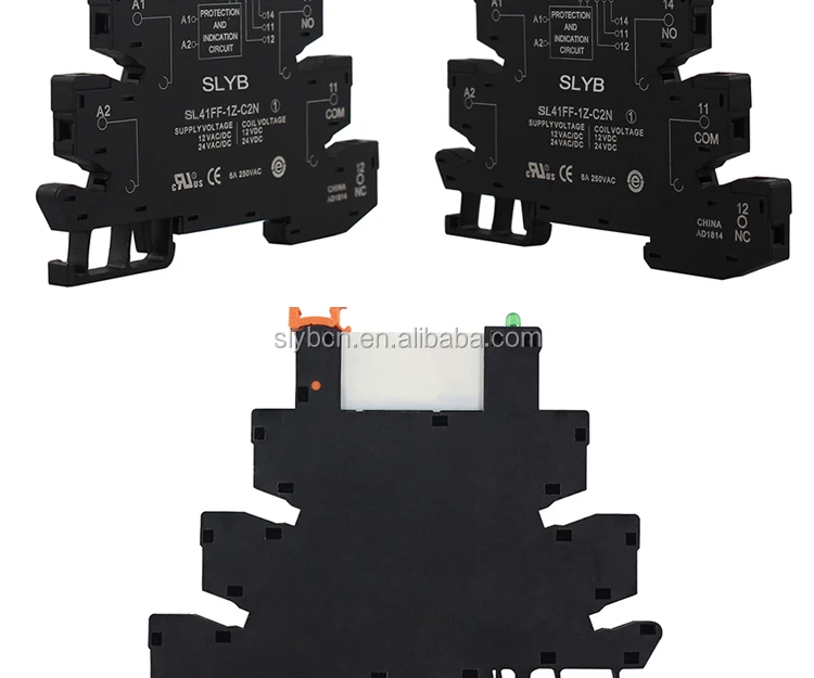 Good Quality 24vac/dc Slim Interface Relay Sl41ff-1z-c2n 12vac/dc - Buy ...