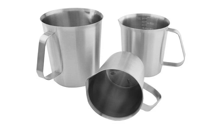 Stainless Steel Jug Measuring Pitchers Espresso Coffee Milk Pitcher ...