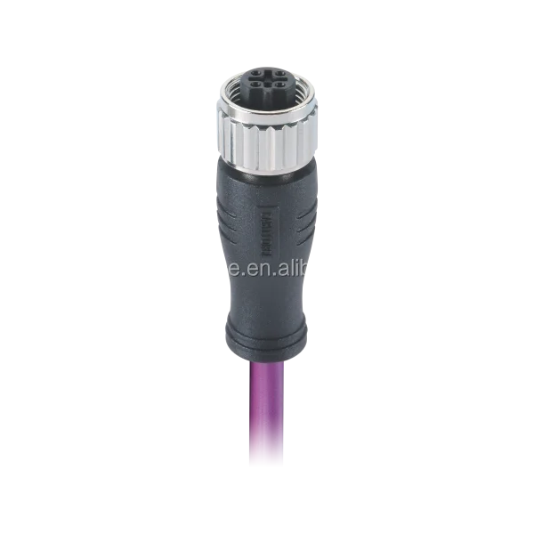 Profibus Cable Plug Connector M12 5pin Female B-coding Emi Shielded ...
