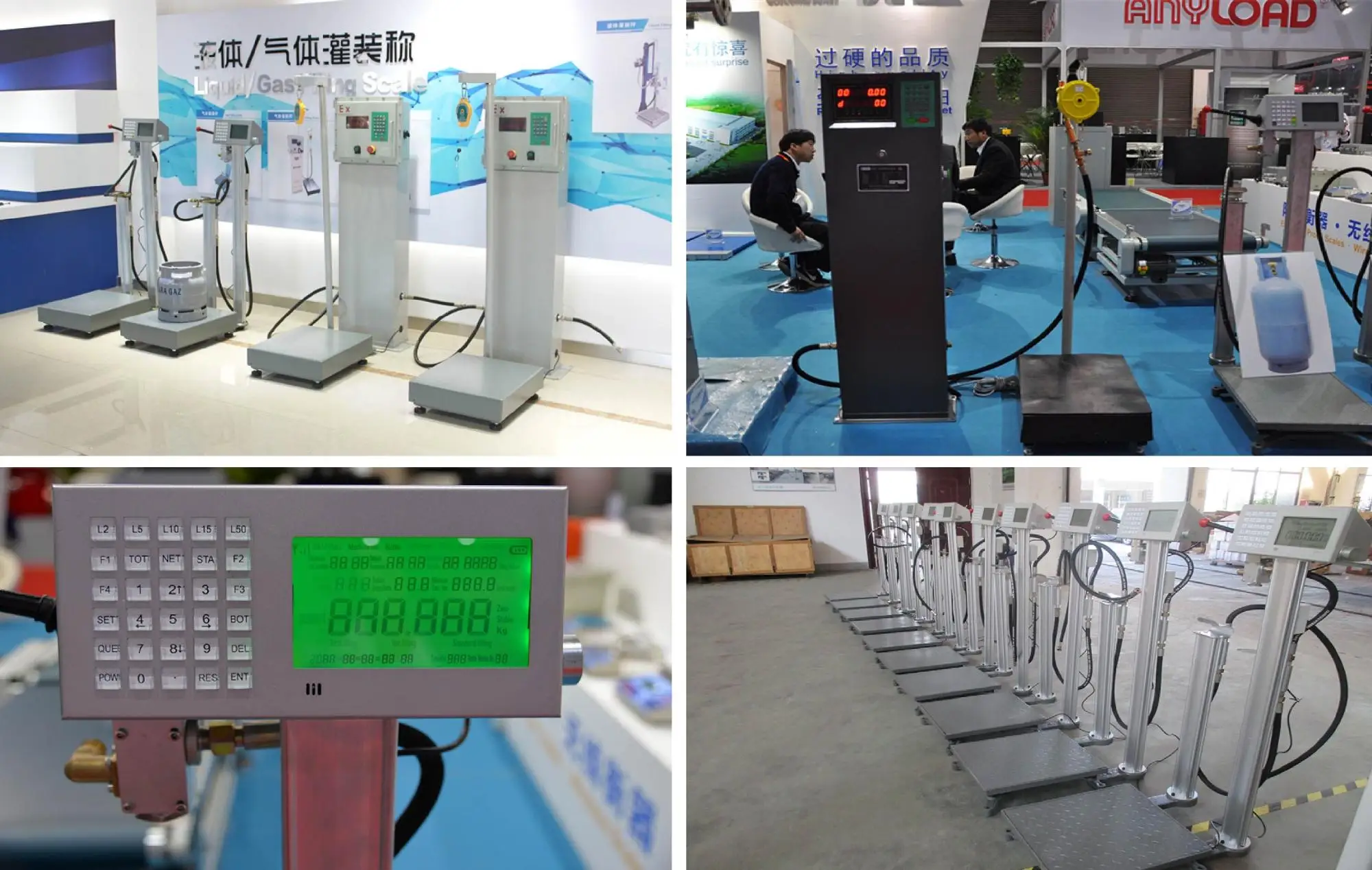 Gas Cylinder Filling Weighing Scale - LPG Station Equipment
