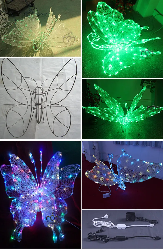Waterproof Outdoor Decorations Led Butterfly Light - Buy Led Butterfly ...