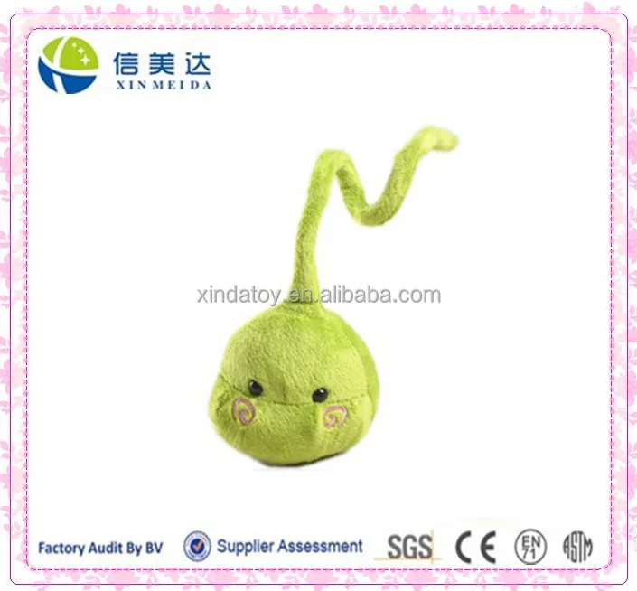 Cute Plush Green Bean Sprout Toy - Buy Plush Bean Sprout Toy,Bean ...
