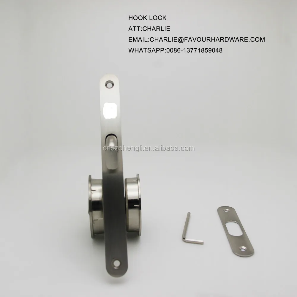 Sliding Door Lockset Square Hook Lock Pocket Lock - Buy Hook Lock ...