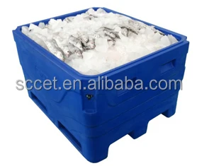 Plastic Fish Container Frozen Food Transport Cooler Box Ice Box Fish ...