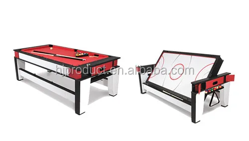 New Arrival 5ft 6ft 7ft 8ft 3 In 1 Rotating Multi Game Table For Adult ...