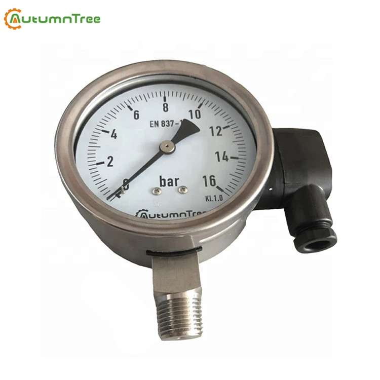 pressure gauge with electrical output signal, pressure gauge with ...