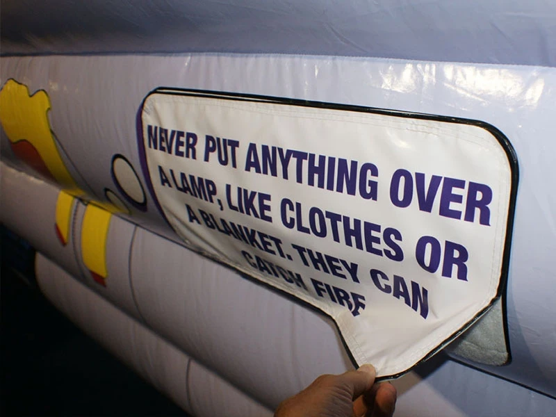 Deluxe Inflatable Fire Safety Smoke House For Sale,Fire Safety ...