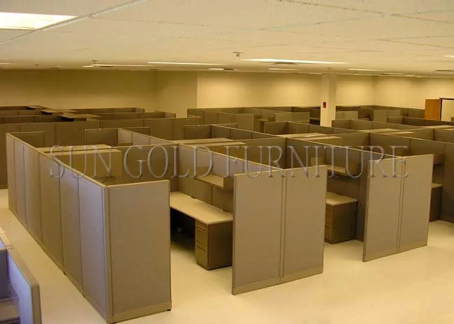 Functional Secretary Office Cubicle Designed Modern Fabric Partition ...