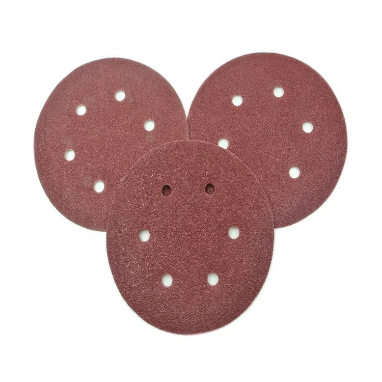 Satc 6-inch 6-holes Sanding Disc 40 60 80 120 240 320 Grit Sandpaper ...