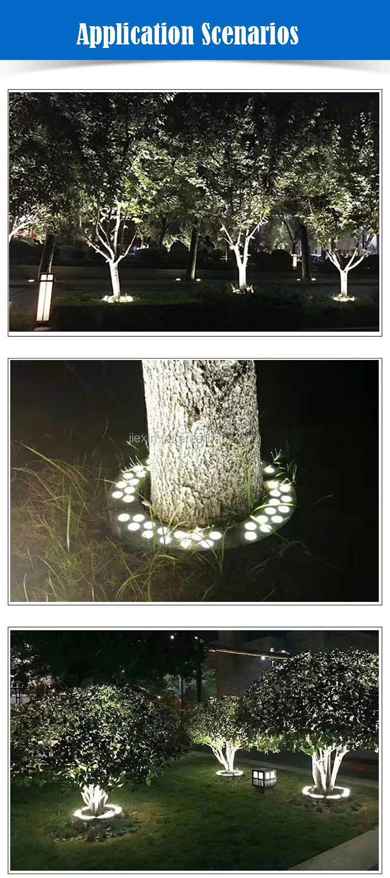 2024 Outdoor LED Palm Hug Tree Lights - Attractive & Durable