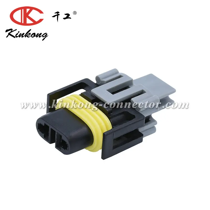 Kinkong New 2 Pin Waterproof Electrical Pa66 Sensor Connector For Gm ...