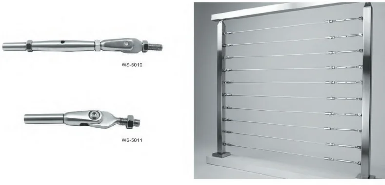 Tensor Roscado De Cable Ajustable De Acero Inoxidable Para Sistema De ...