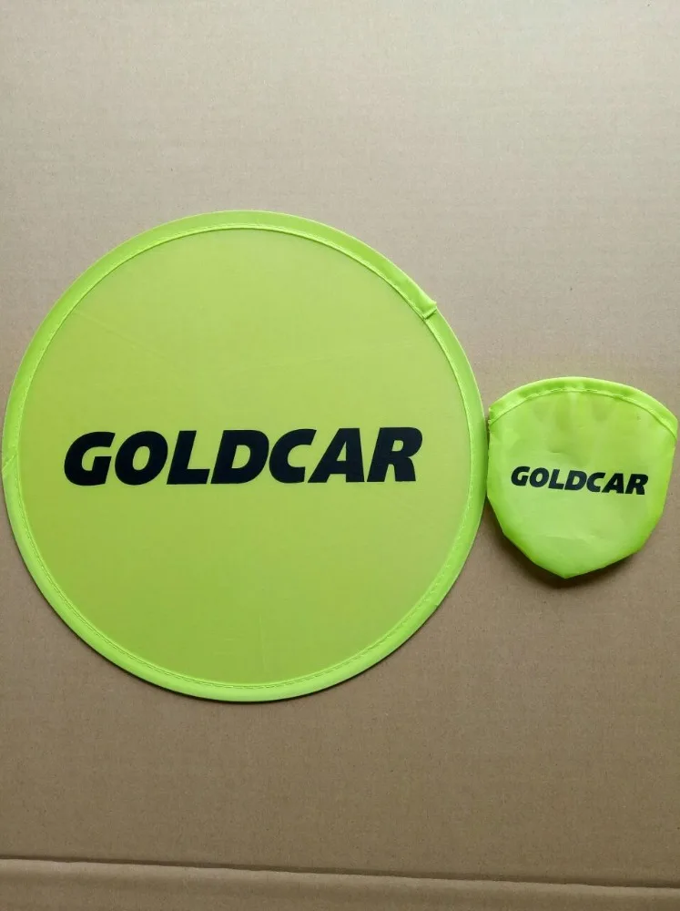 Customized Logo Nylon Foldable Fan with Pouch - Souvenir