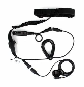 Ptt Adjustable Volume Throat Vox Forehead Mic For Motorola Radios - Buy ...