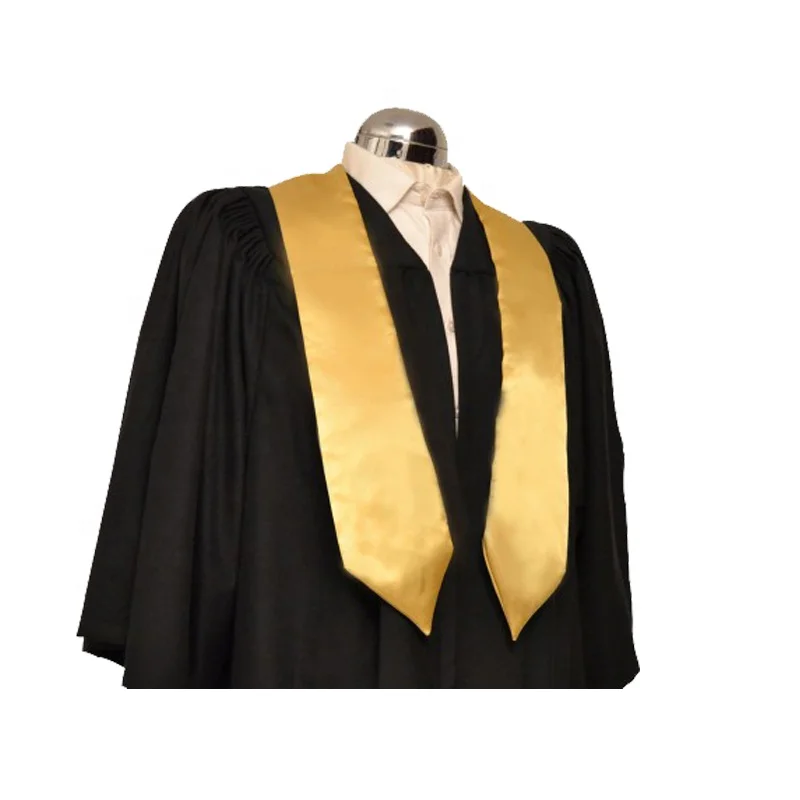 Graduation Adult Royal Blue Plain Choir Stole Academic Sash