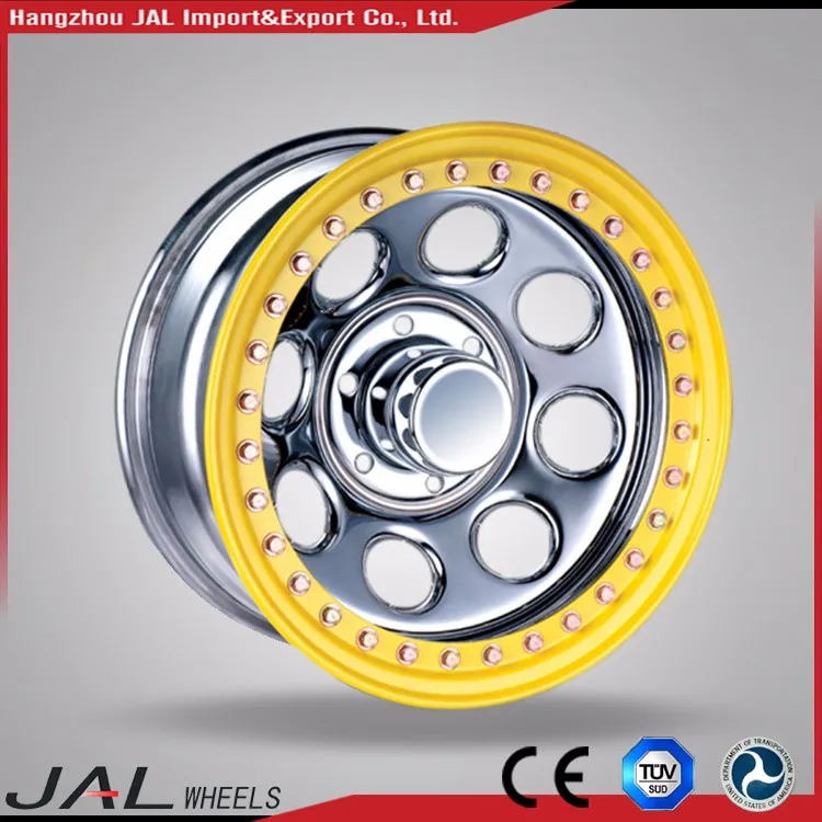 17 Inch Universal Chrome Rims 6x135 Off Road Beadlock Wheel Rims - Buy ...