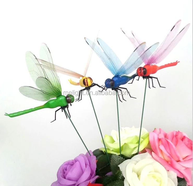 Plastic Artificial Realistic Simulated Dragonfly Decorations - Buy ...