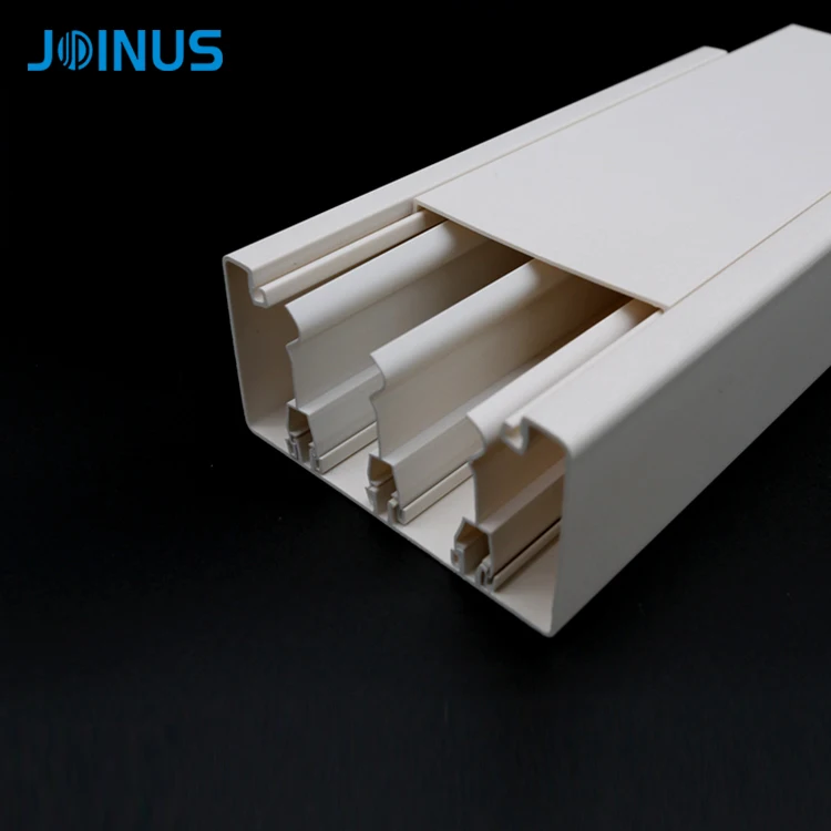 High Level Fire-resistant 2 Compartment Channel Cable Duct Pvc Trunking ...