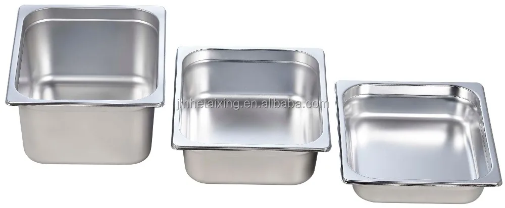 Restaurant Equipment Kitchen 1/4 Size Stainless Steel Buffet Food ...