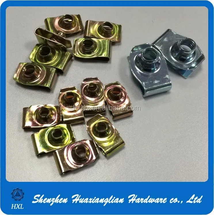 China Fasteners Suppliers - Black Steel U Type Speed Clip Nuts