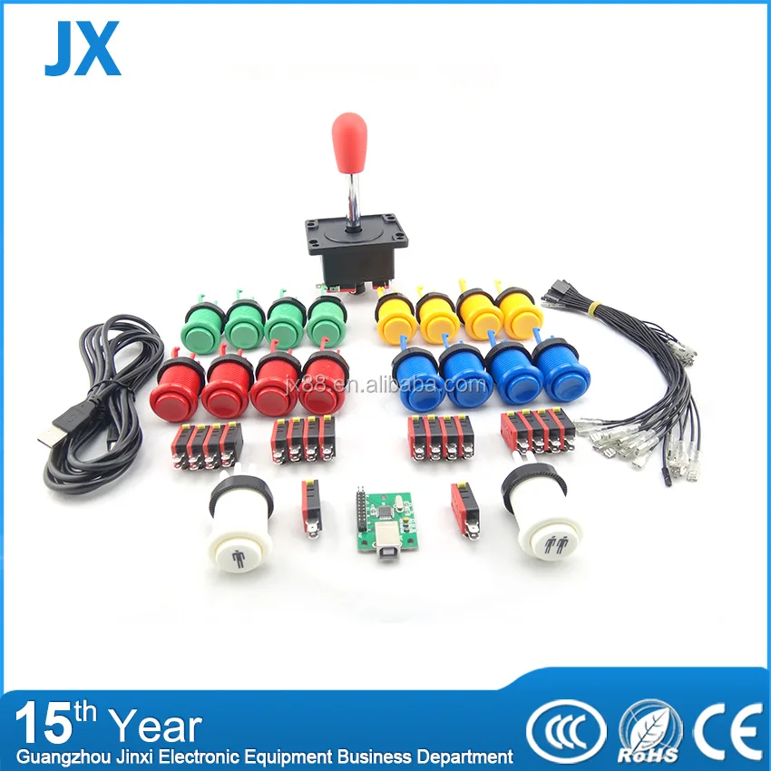 Game Retro Box 4 Arcade Joystick Game Console Plastic Button Making ...