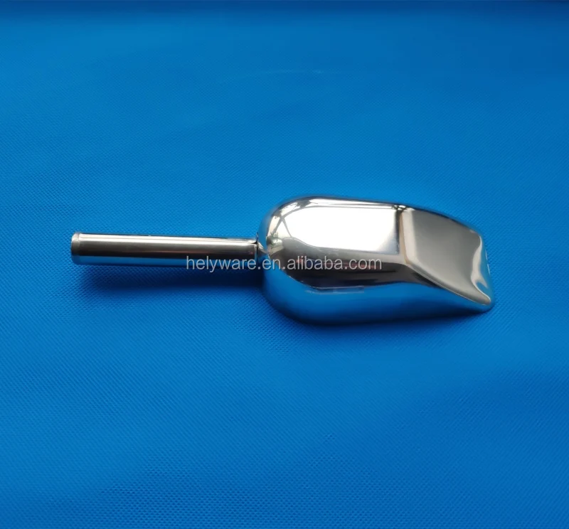Lab use Stainless Steel Sample Scoop sampling scoop with flat base_Lab ...