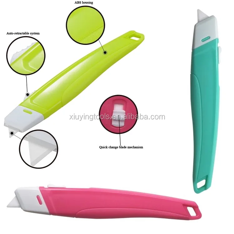 High Quality Ceramic Blade Knife Abs Plastic Multi-stop Actuator Safety ...