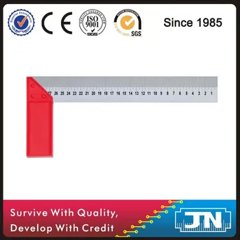 300mm Plastic Handle Try/tri Square Ruler Stainless Steel Angle Square ...