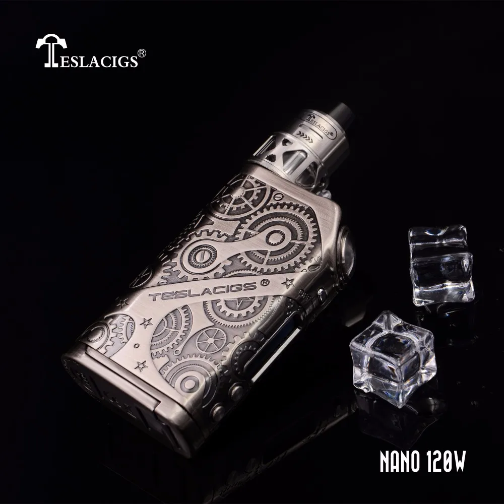Steampunk Style Tesla Nano 120w Box Mod Vaporizer Manufacturer - Buy ...