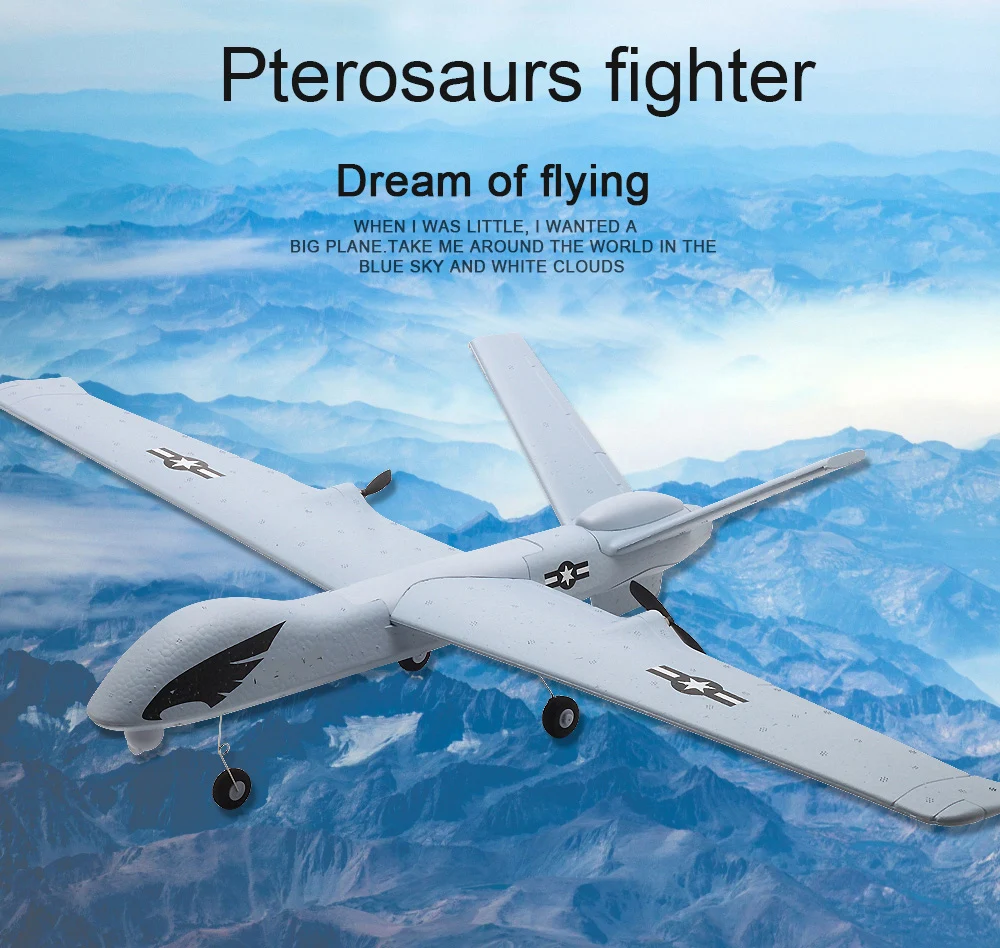 2020 HOSHI ZC Z51 Kids DIY Airplane Rc Toy Helicopter 660mm Wingspan 2 ...