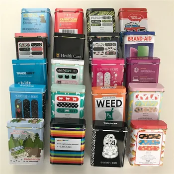 Yojo Custom Private Label Band Aid Strip Storage Tin Box - Buy Band Aid ...