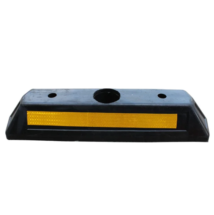 Road Rubber Road Divider Delineator Separator Post Lane Block With Bolt ...