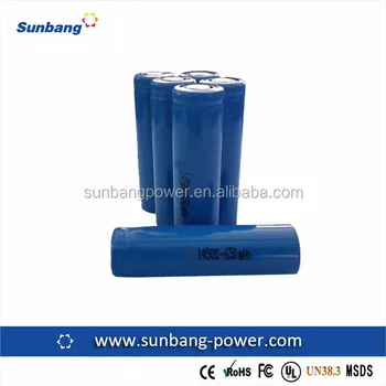 High Capacity Li-ion Battery Round Cell 3.2v 600mah 14500 Lifepo4 ...