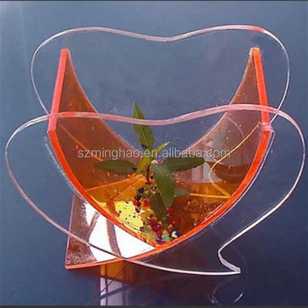Small Acrylic Aquarium Acrylic Fish Tank Lucite Cylinder Tank Display ...