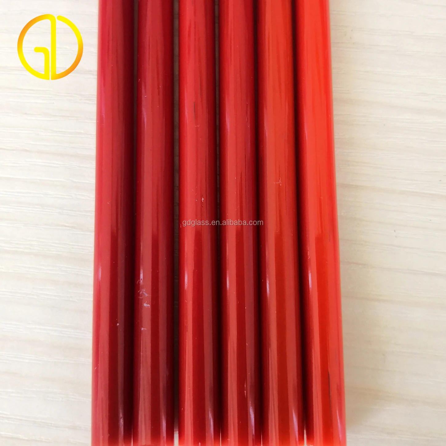 Factory Hot Sale Borosilicate Glass Rod Solid Red Rods - Buy Factory ...