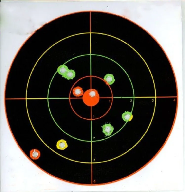 Hunting Red Self-adhesive Shooting Targets,High-contrast Radiant Red ...