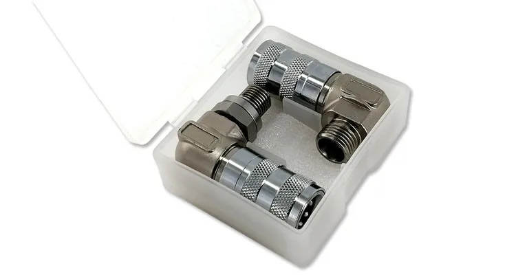 Professional Stainless Steel Elbow Quick Release Connector 14 Quick ...