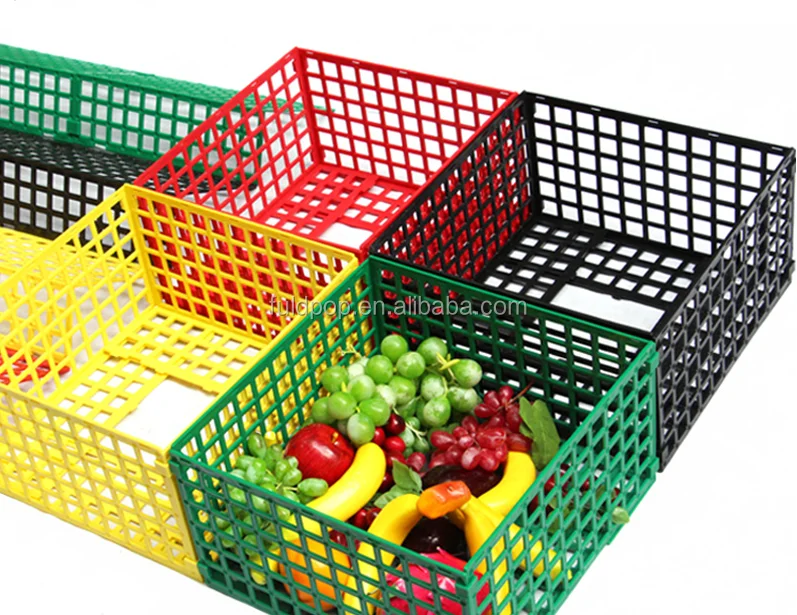 Free Joint Plastic Shelf Dividers for Vegetable & Fruit Display