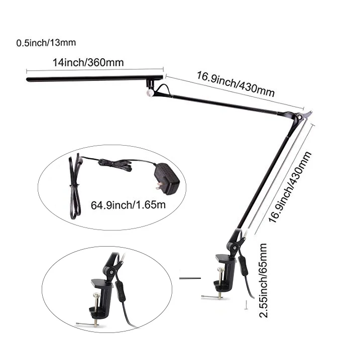 Intertek Led Desk Lamps - Adjustable, Dimmable, and Durable