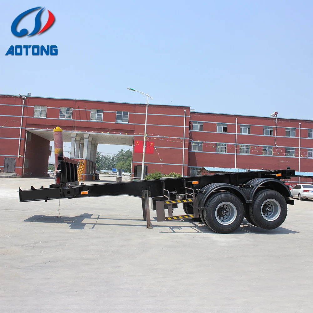 20ft Dump Container Trailer Chassis - Durable & Efficient