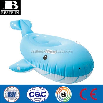 Heavy Duty Pvc Giant Inflatable Whale Ride-on Float Durable Plastic ...