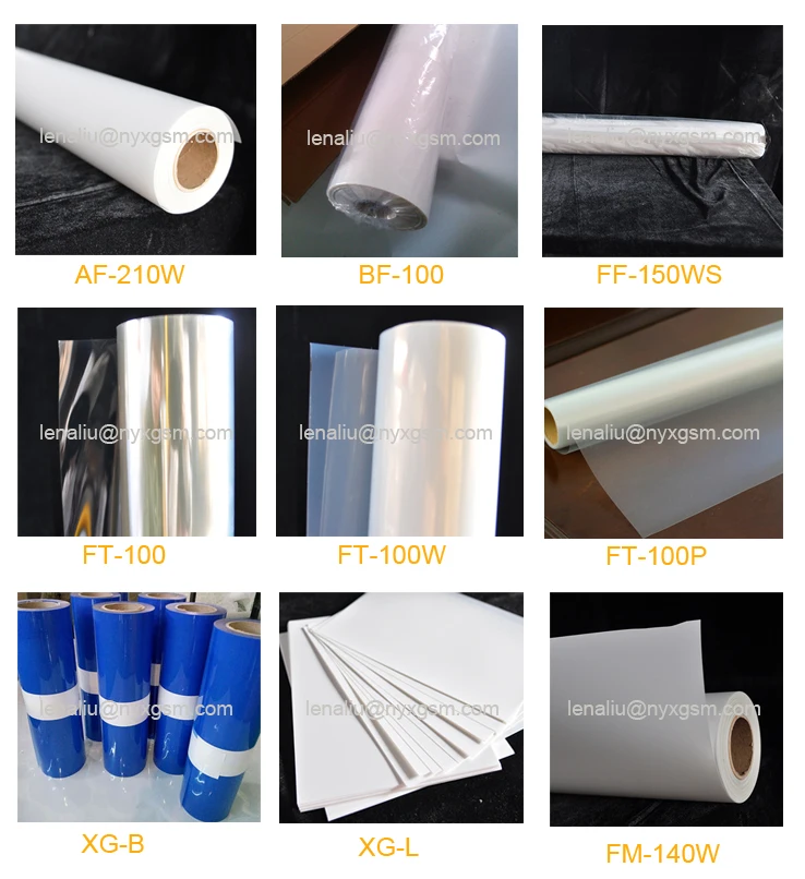 Clear Matte Pet Film Plastic Transparent Matte Film For Silk Screen ...