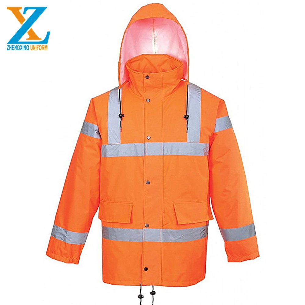 High Visibility Construction Mining Worker Waterproof Reflective Safety ...